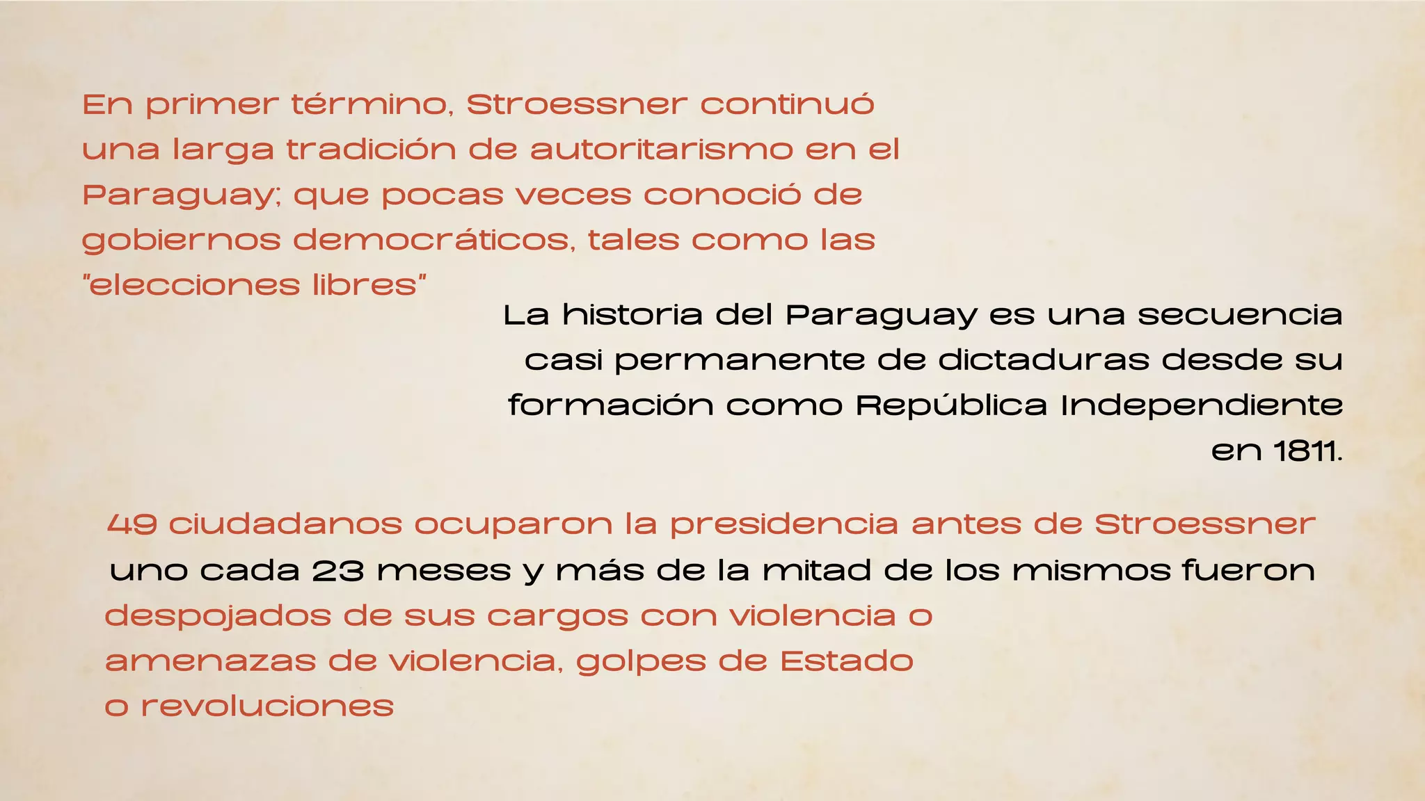 El Régimen de Alfredo Stroessner | PDF