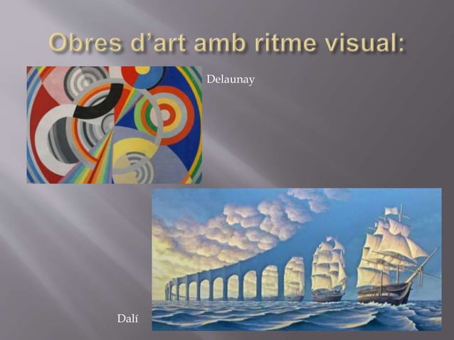 El ritme visual | PPTX