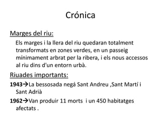El riu besòs | PPTX