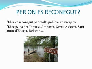 EL RIU EBRE | PPT