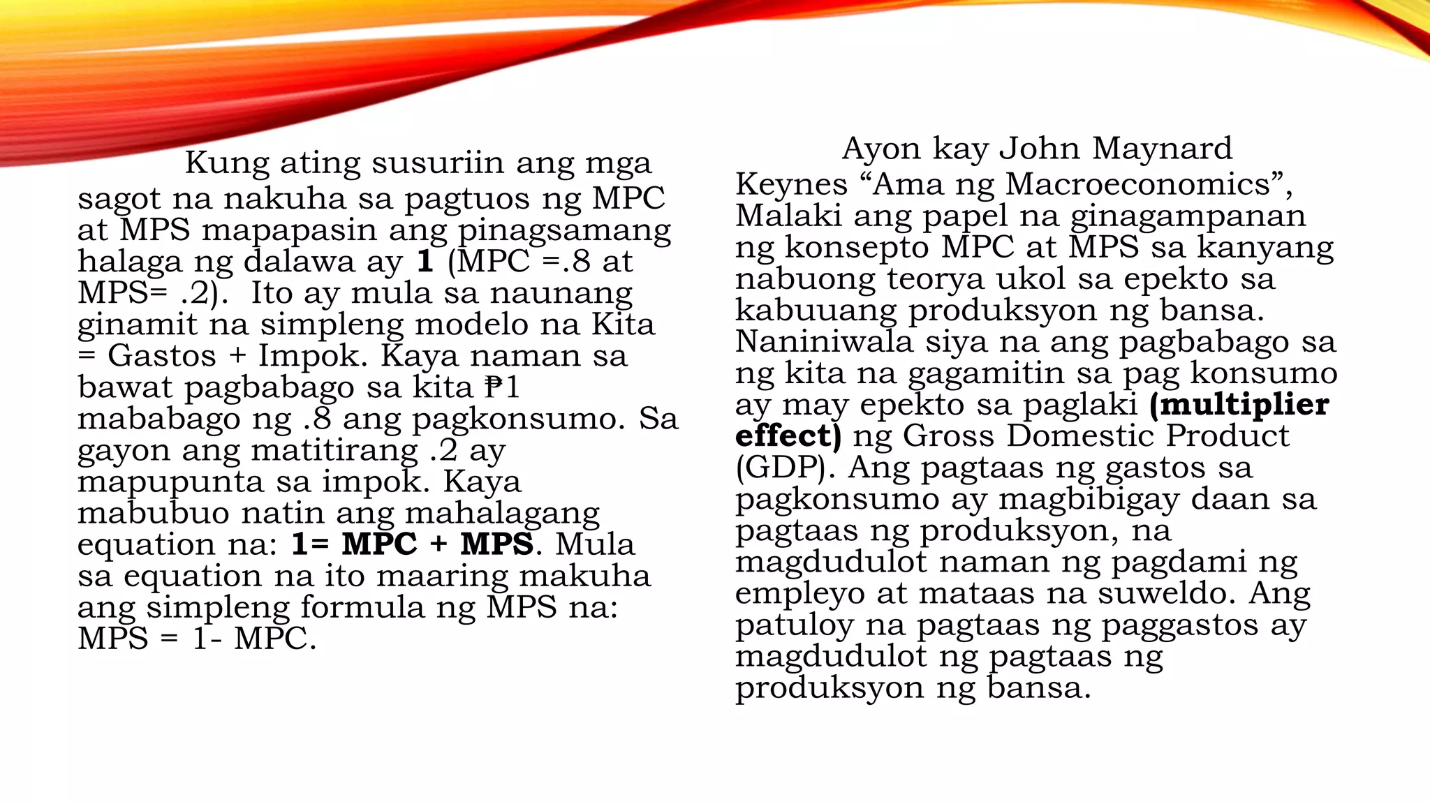 Ikatlong Markahan – Modyul 3: Ugnayan ng Kita, Pagkonsumo at Impok | PPTX
