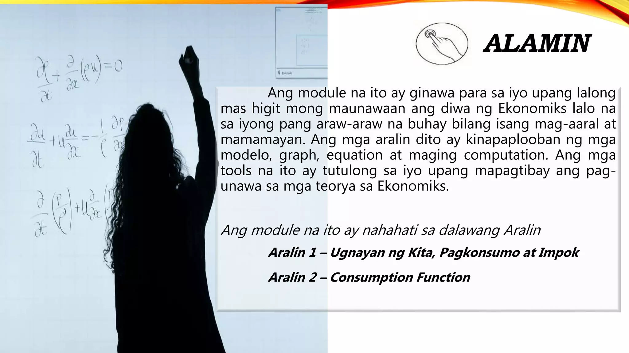 Ikatlong Markahan – Modyul 3: Ugnayan ng Kita, Pagkonsumo at Impok | PPTX