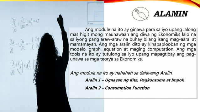 Ikatlong Markahan – Modyul 3: Ugnayan ng Kita, Pagkonsumo at Impok | PPTX