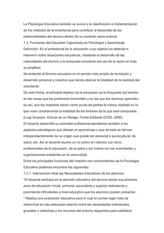 El rol de la percepcion ensayo | DOCX