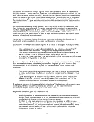 El rol del maestro en el proceso de lecto escritura | PDF