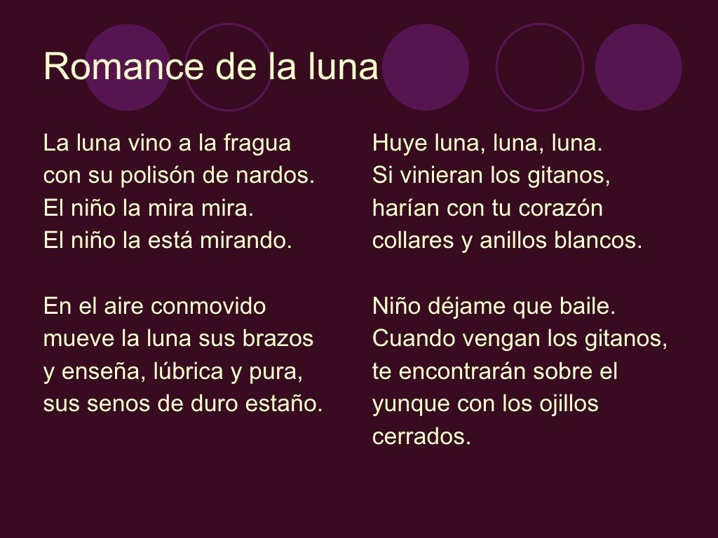 El romance de la luna