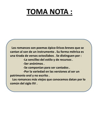 El romance del enamorado y la muerte | PPTX