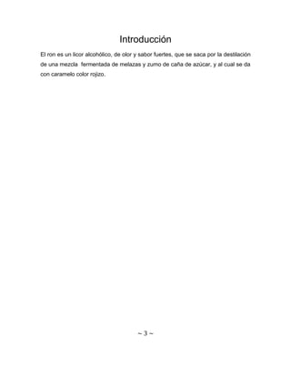 El ron proceso completo | DOCX