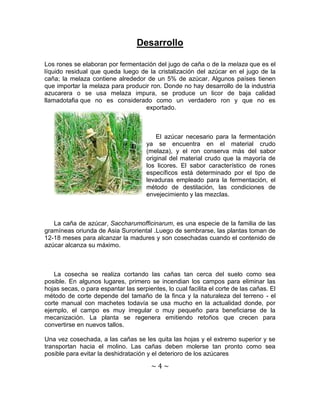 El ron proceso completo | DOCX