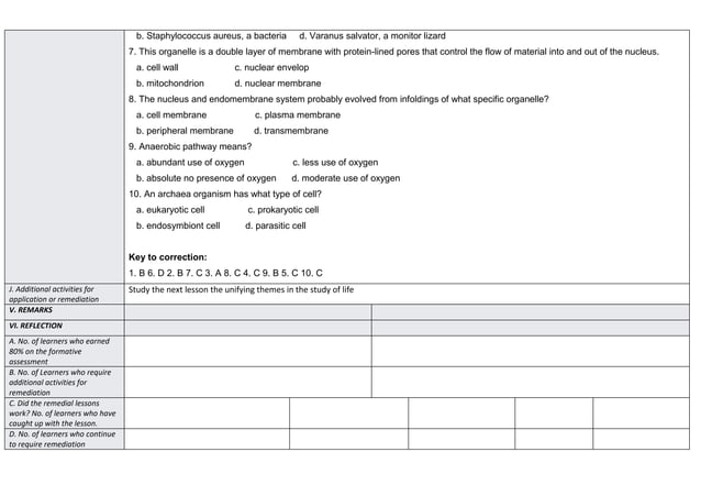 ELS-DLP Q2 -The Origin of the First Life Forms on Earth.docx | Geology ...