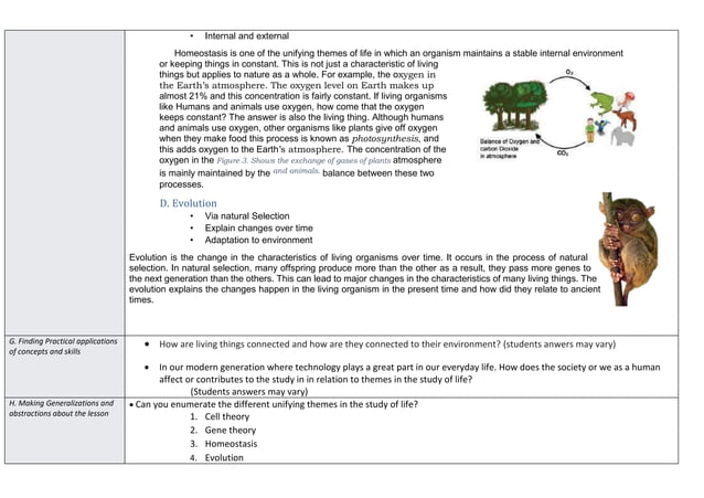ELS-DLP Q2-unifying themes in the study of life.docx | Genetics | Science
