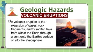 Earth and Life Science - Hydrometeorological and Geological Hazards | PPTX