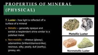 ELS- LESSON 3 PROPERTIES OF MINERALS.pptx