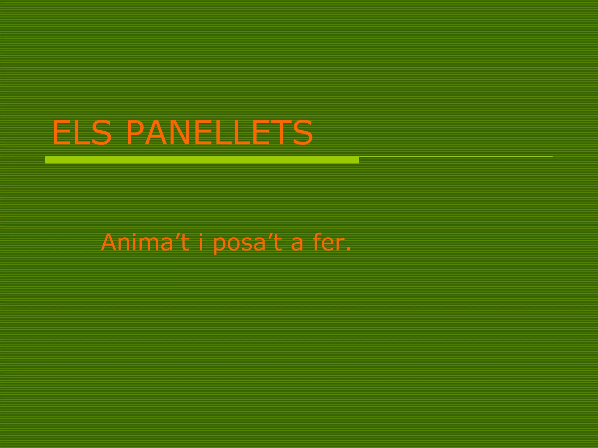 Els Panellets | PPT