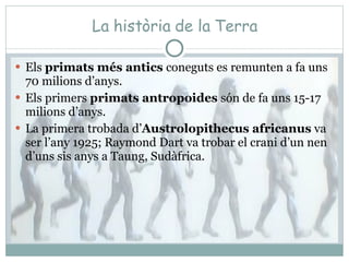 Els Primers Humans | PPT