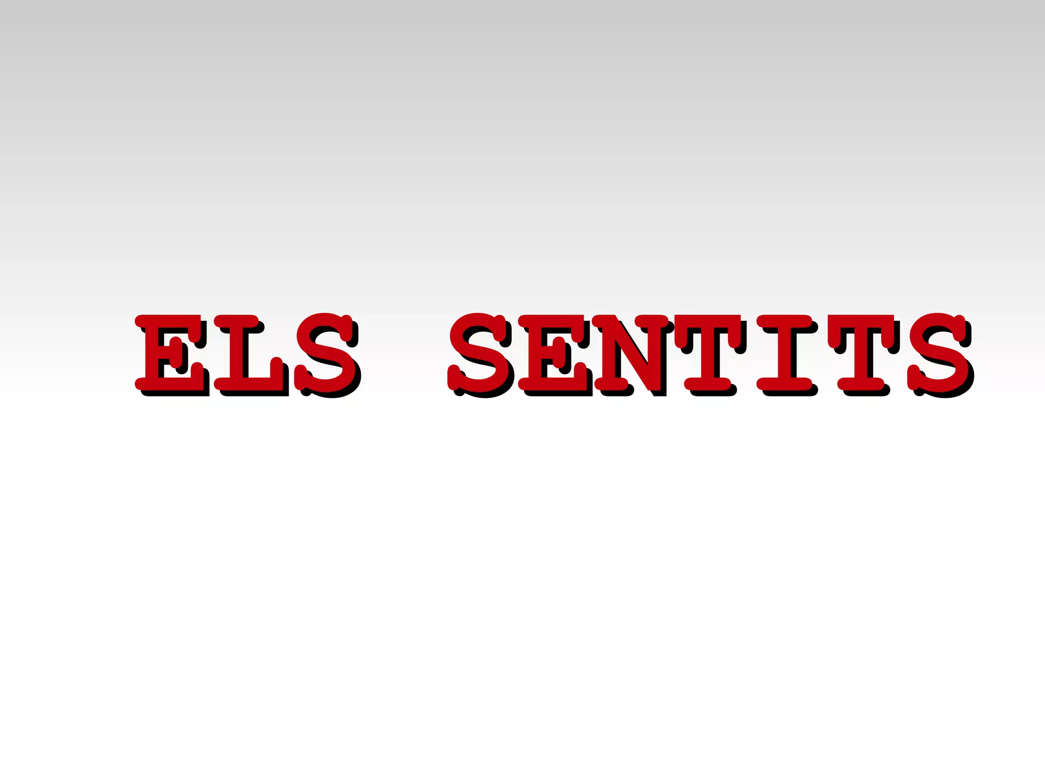 Els sentits | PPT