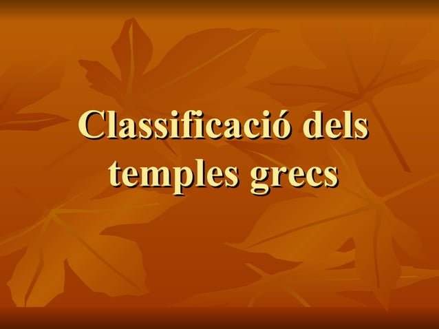 Els Temples Grecs | PPT