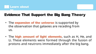 BIG BANG THEORY LESSON 1.1 ABOUT SCIENCE | PPTX | Physics | Science