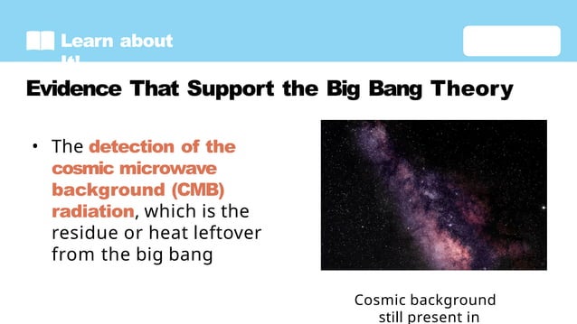 BIG BANG THEORY LESSON 1.1 ABOUT SCIENCE | PPT