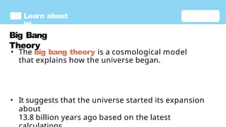 BIG BANG THEORY LESSON 1.1 ABOUT SCIENCE | PPTX | Physics | Science