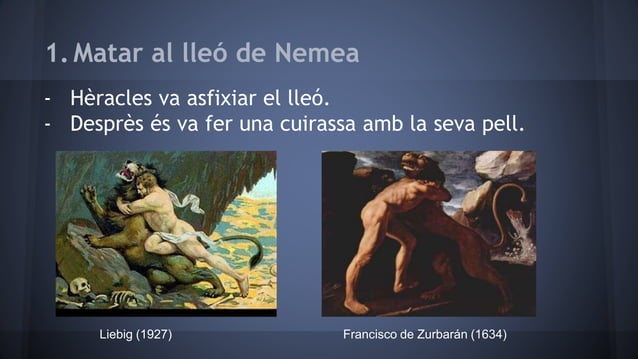 Els 12 treballs de heracles | PPTX