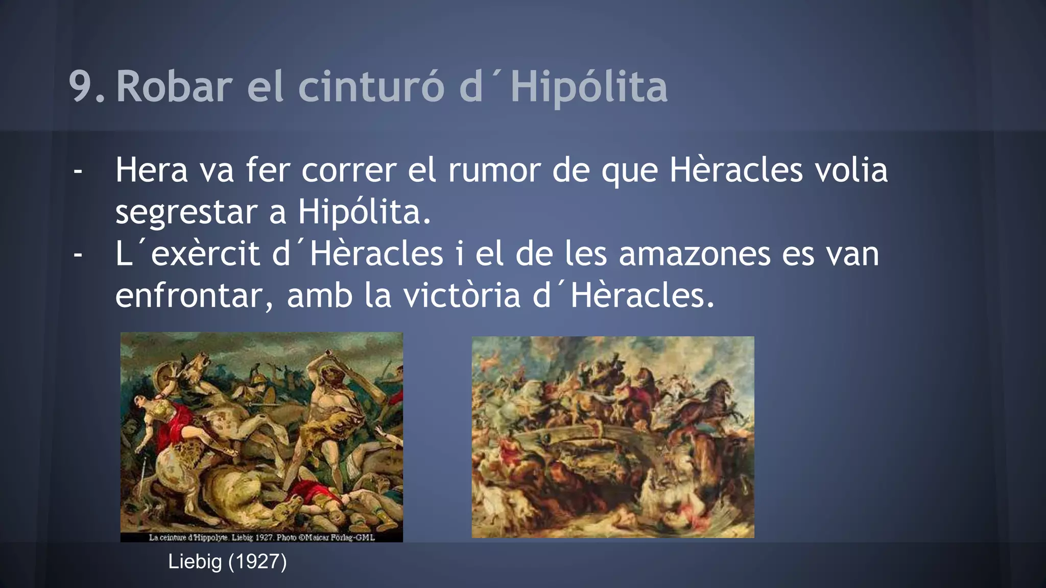 Els 12 treballs de heracles | PPTX