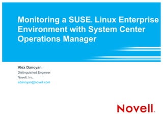 Monitoring a SUSE Linux Enterprise Environment with System Center Operations Manager | PDF ...