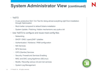 UNIX to SUSE Linux Enterprise Server : Tools and Tips for a Successful ...