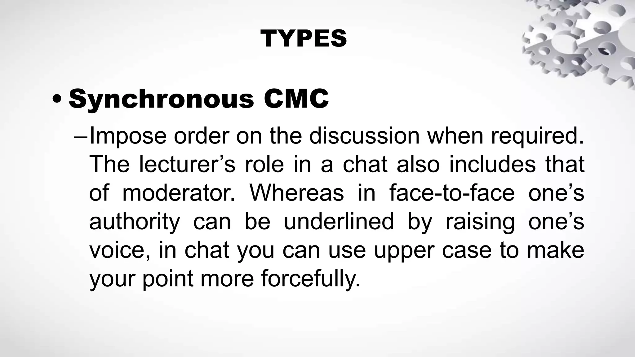 Els 337 Computer Mediated Communication Cmt Lecture Pptx