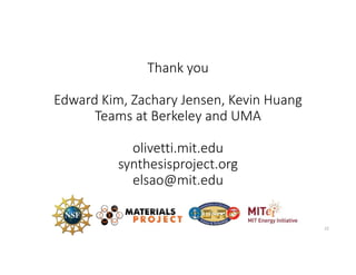 Progress in Natural Language Processing of Materials Science Text | PPT