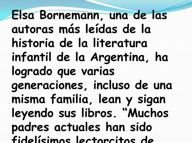 Elsa bornemann | PPT