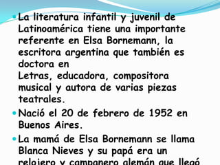 Elsa bornemann | PPTX