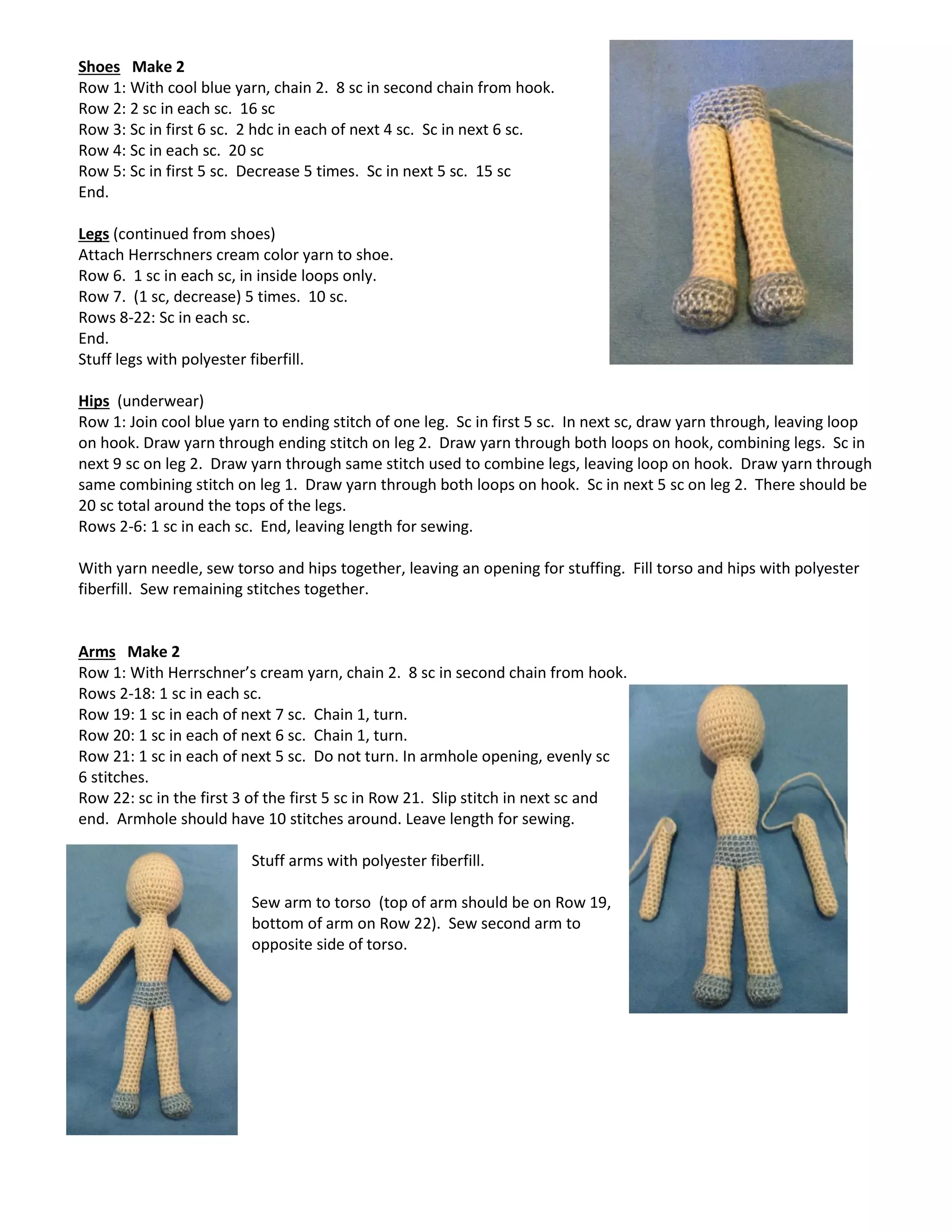 Frozen. Elsa crocheted doll pattern | PDF