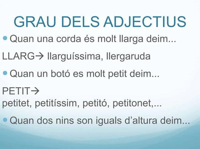 Els adjectius | PPTX