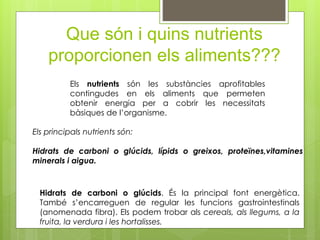 Els aliments | PPTX