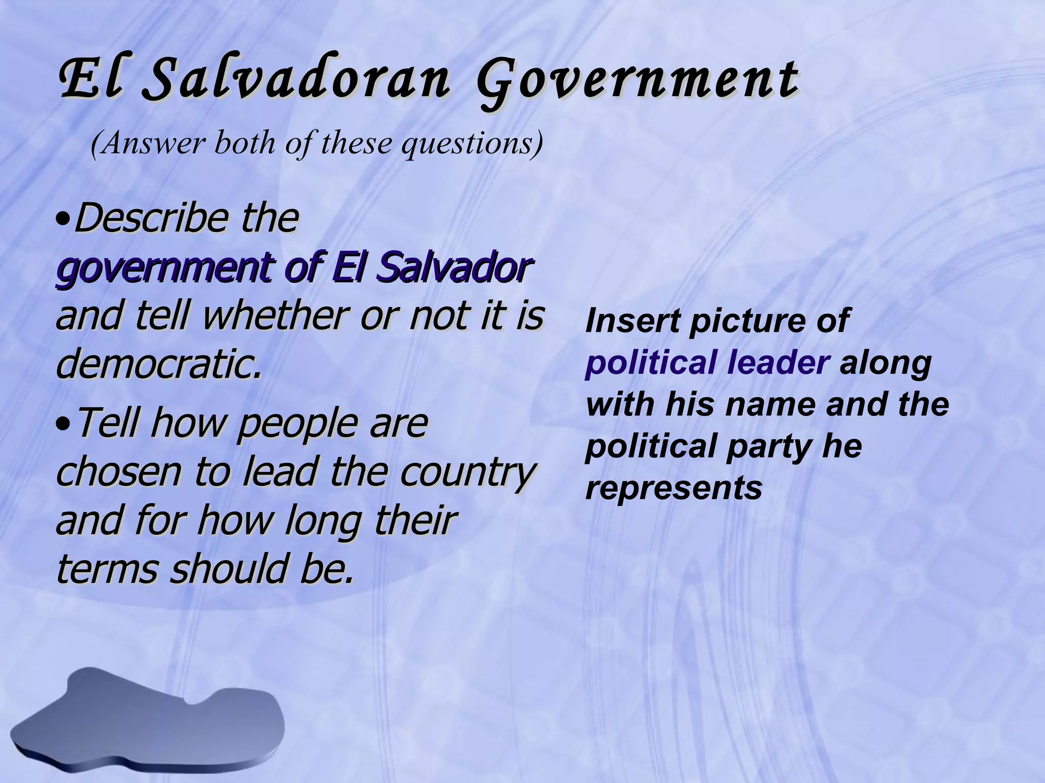 El Salvador Template | PPT