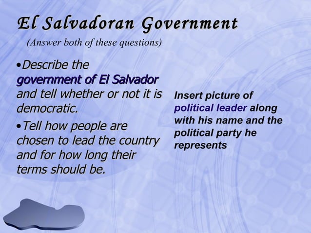 El Salvador Template | PPT