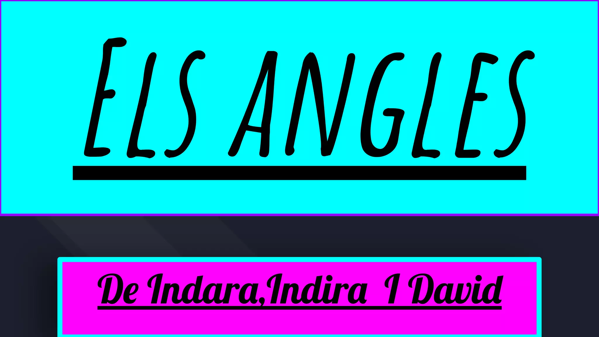 Els angles indira, indara i david (1) | PDF