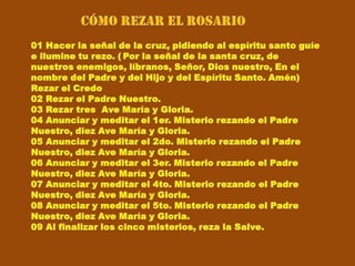 El santo rosario | PPSX