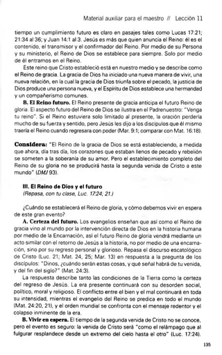 El Sábado Enseñaré | Lección 11 | El Reino de Dios | Escuela Sabática | PDF