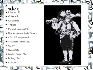 Els bandolers | PPTX