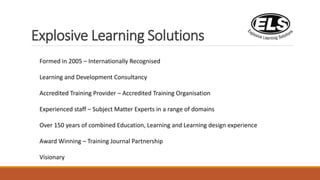 ELS Capability Presentation | PPT
