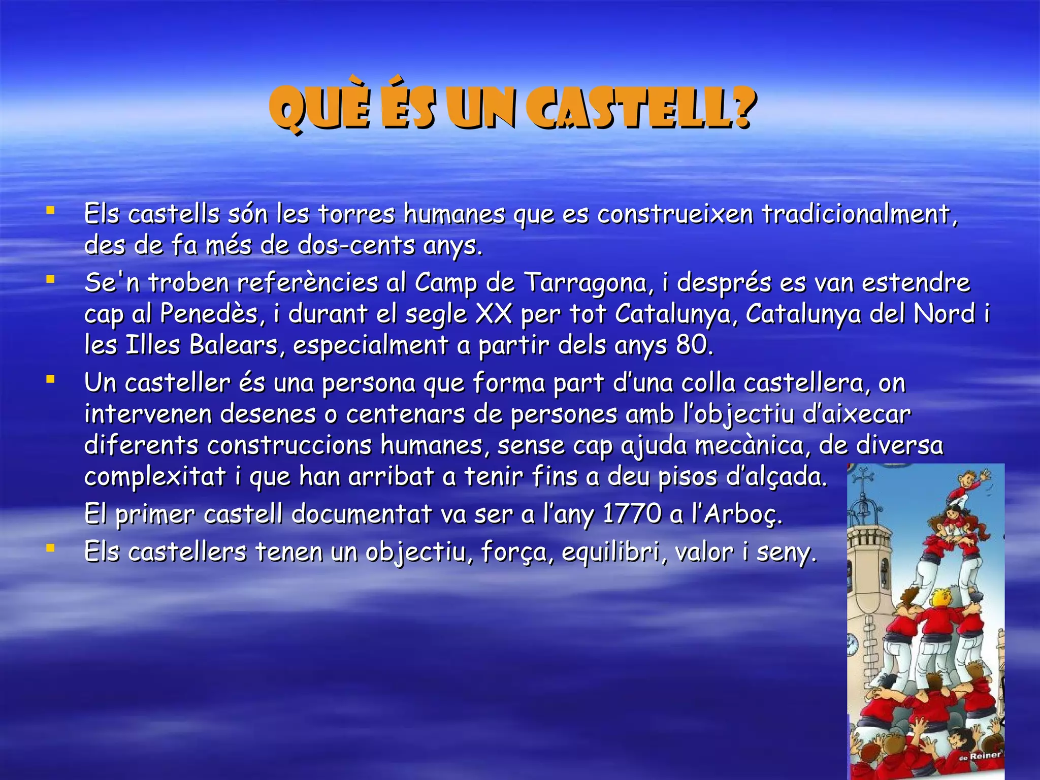 Els castells power point | PPT