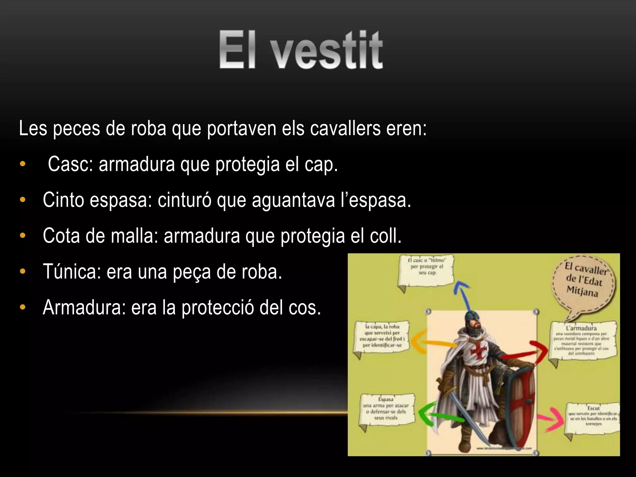 Els cavallers | PPTX