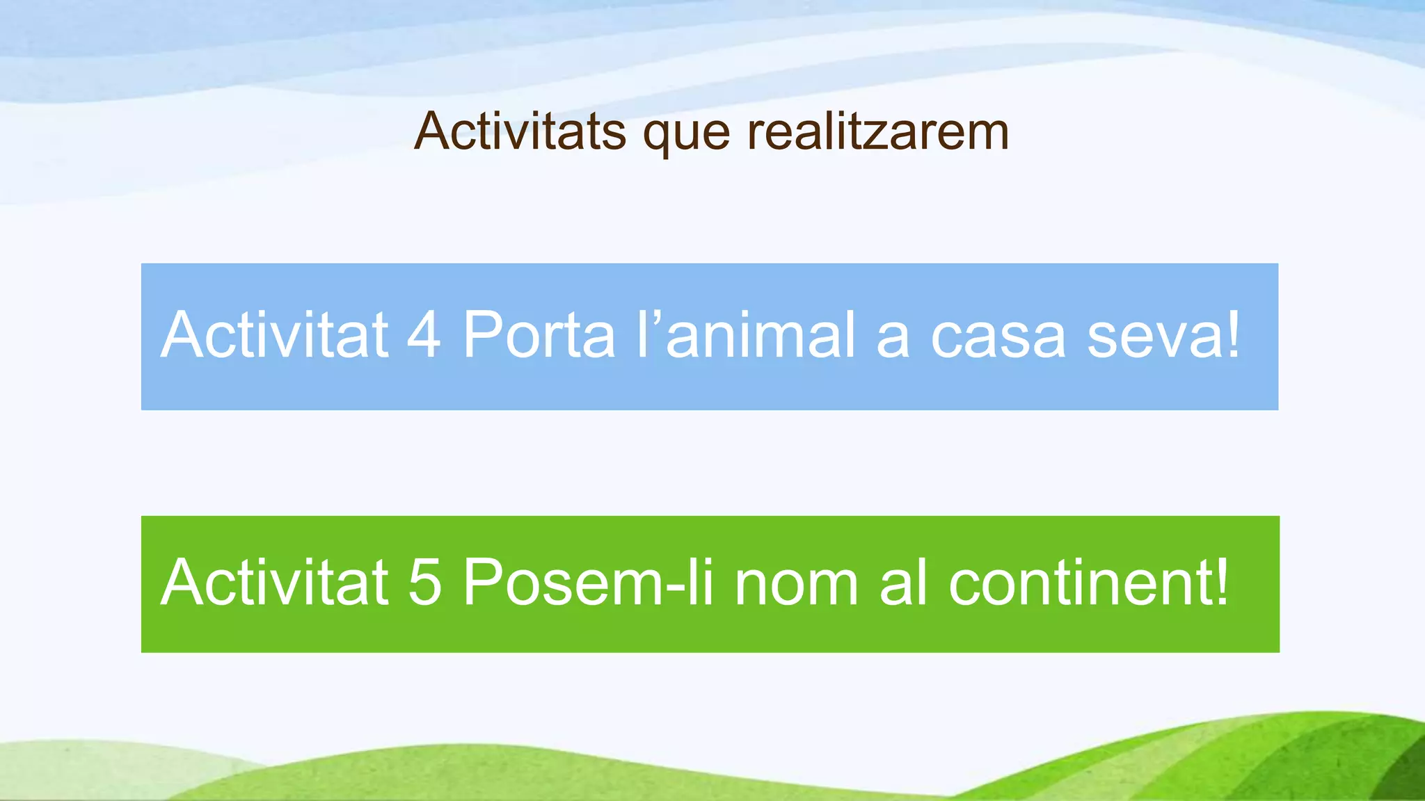 Els continents amb codisQR | PPSX