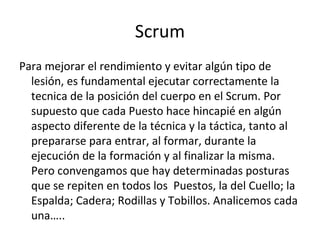 El scrum analisis del movimiento | PPT