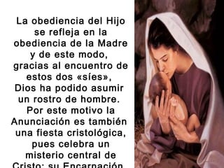 El sí de maría la anunciación | PPS