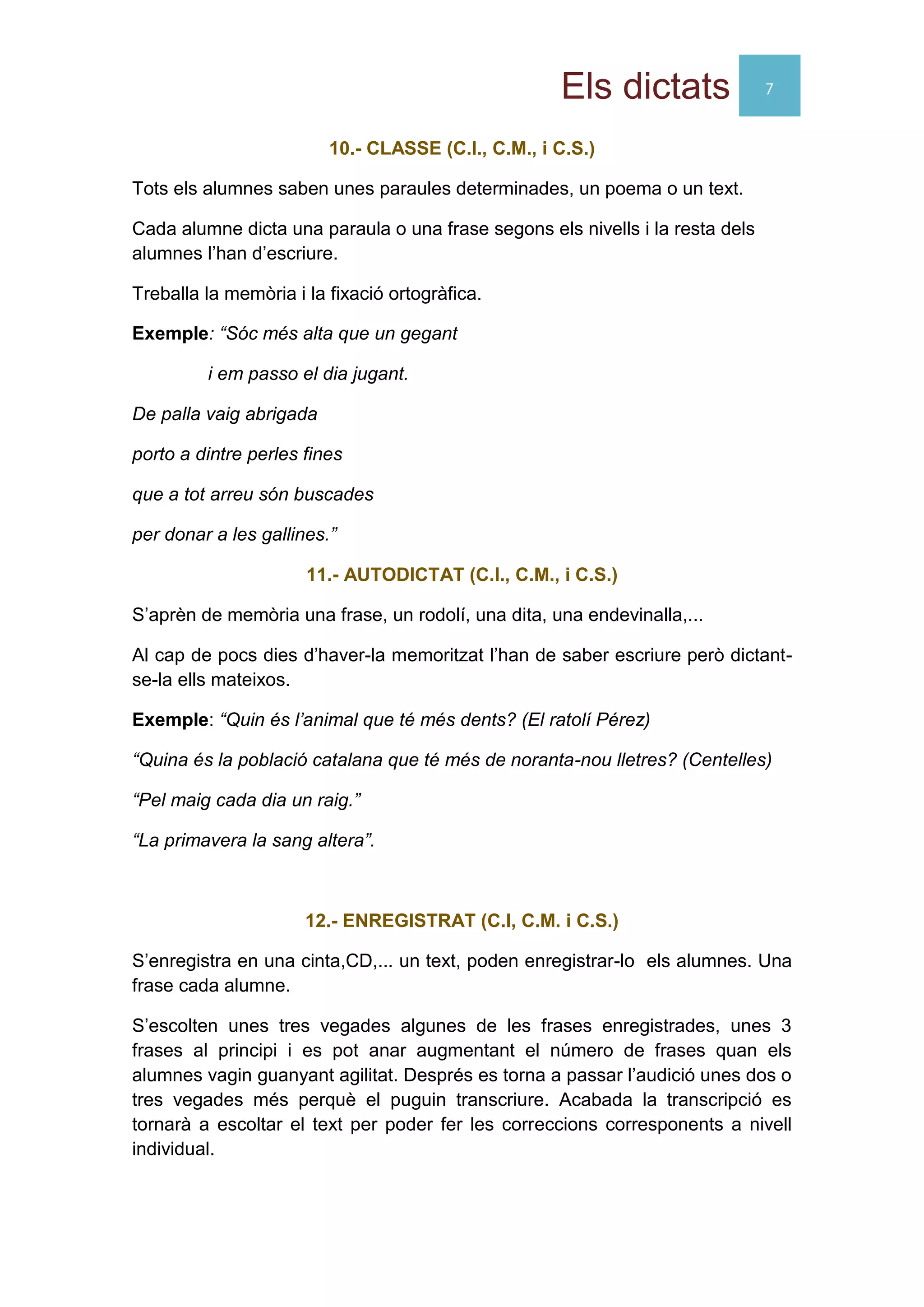 Els dictats1(1) | PDF
