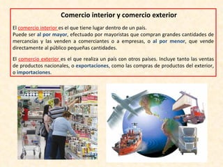 El sector terciario. el comercio y los transportes | PPT