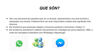 Els emoticons | PPTX